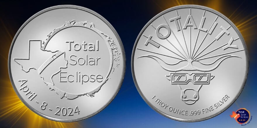 Total Eclipse DFW Campaign Unveils Limited Edition Silver Coin – AdChat™ DFW